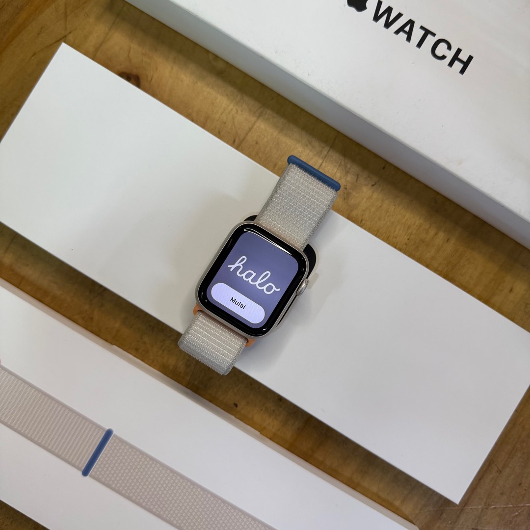 Apple watch SE Gen 2 40mm Starlight loop band super mulus sempurna ...