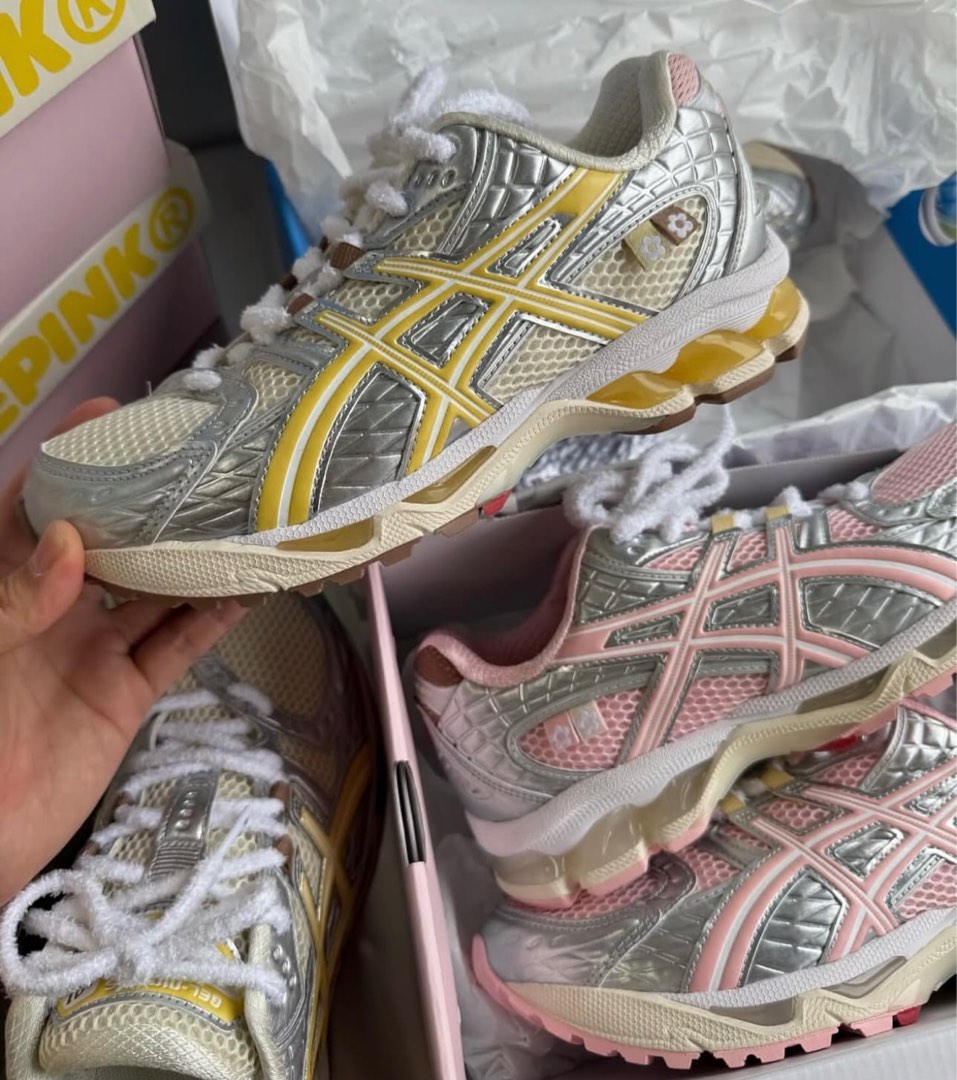 Asics Gel Nimbus 10.1 x VandyThePink Banana Split, Women's Fashion ...