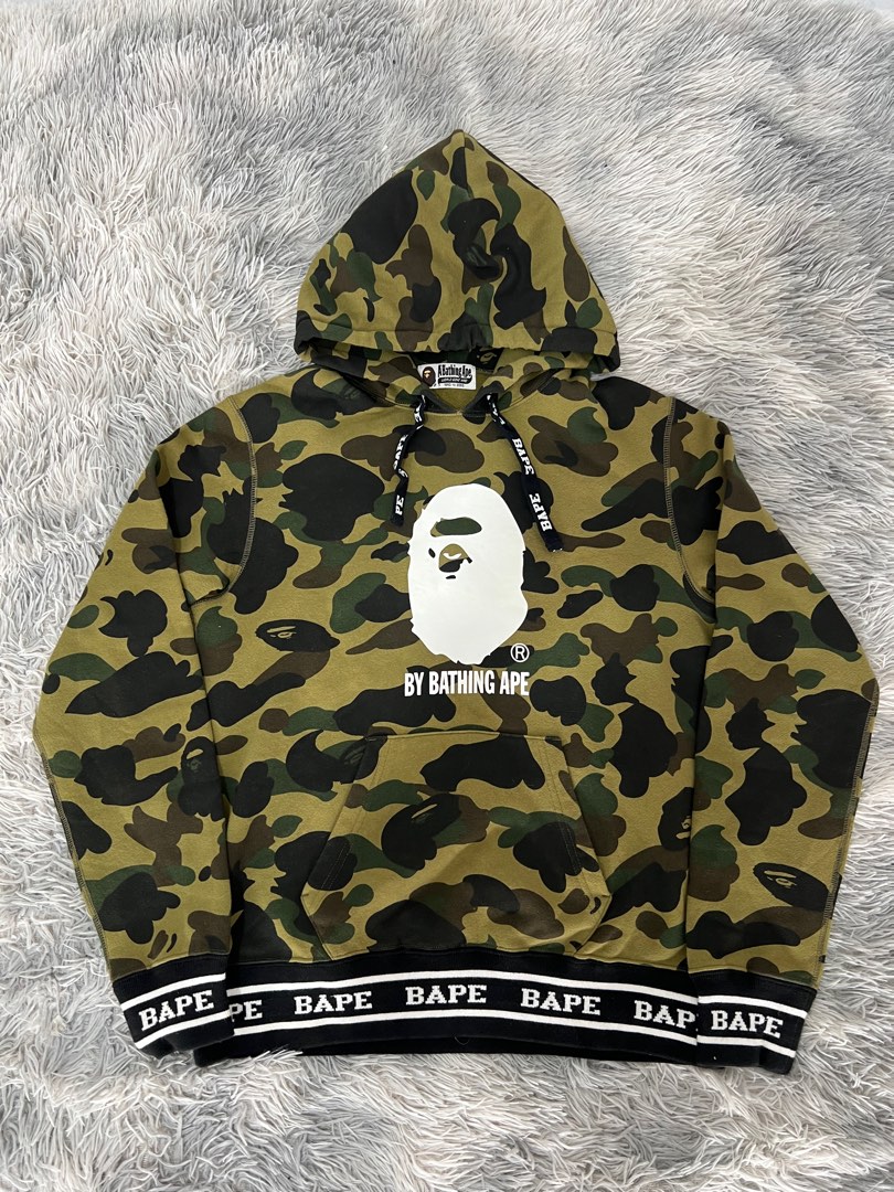 Bape camou, Men's Fashion, Tops & Sets, Hoodies on Carousell