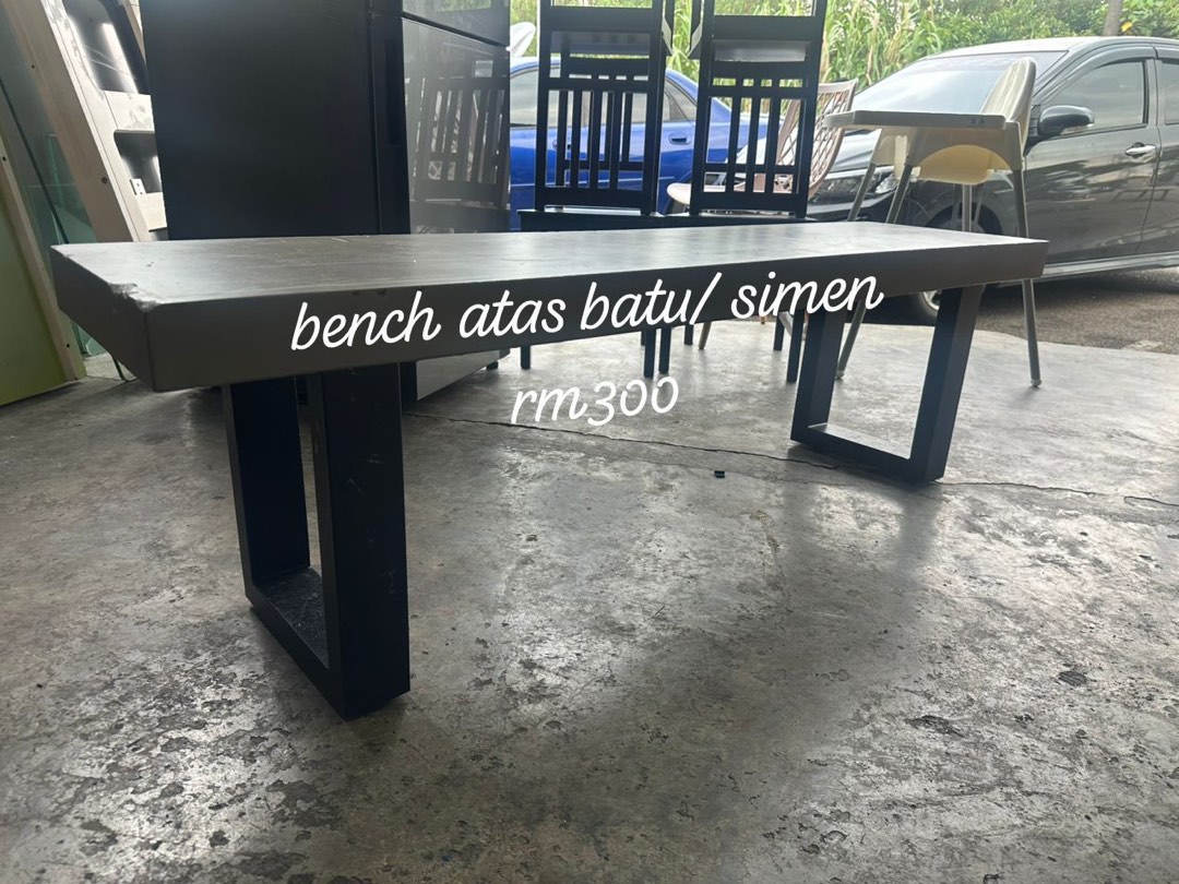 Bench simen&besi, Furniture & Home Living, Outdoor Furniture on Carousell