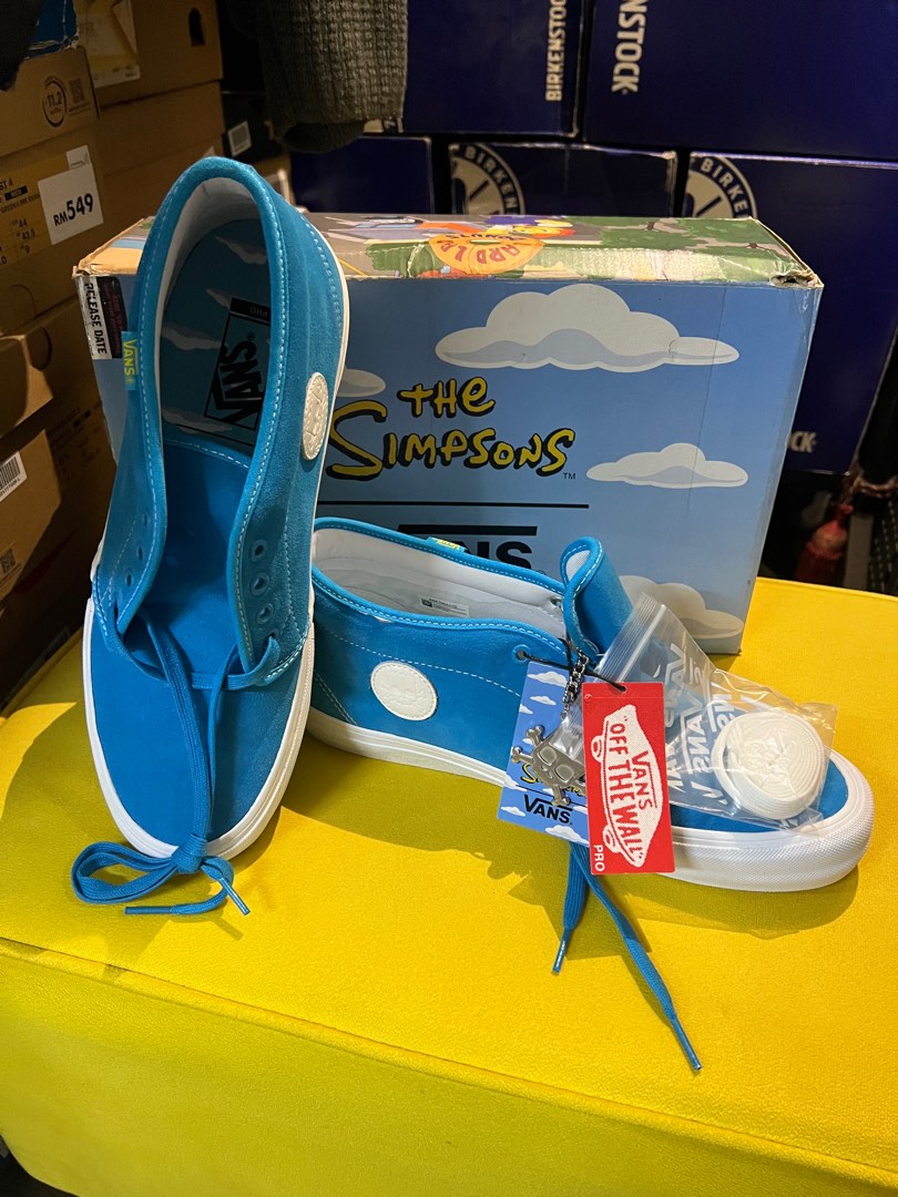 Brand New Vans Special Edition The Simpsons Bart Chukka Pro Blue ...