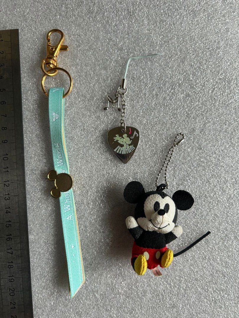 Disney Mickey Mouse keychain set, Hobbies & Toys, Toys & Games on Carousell
