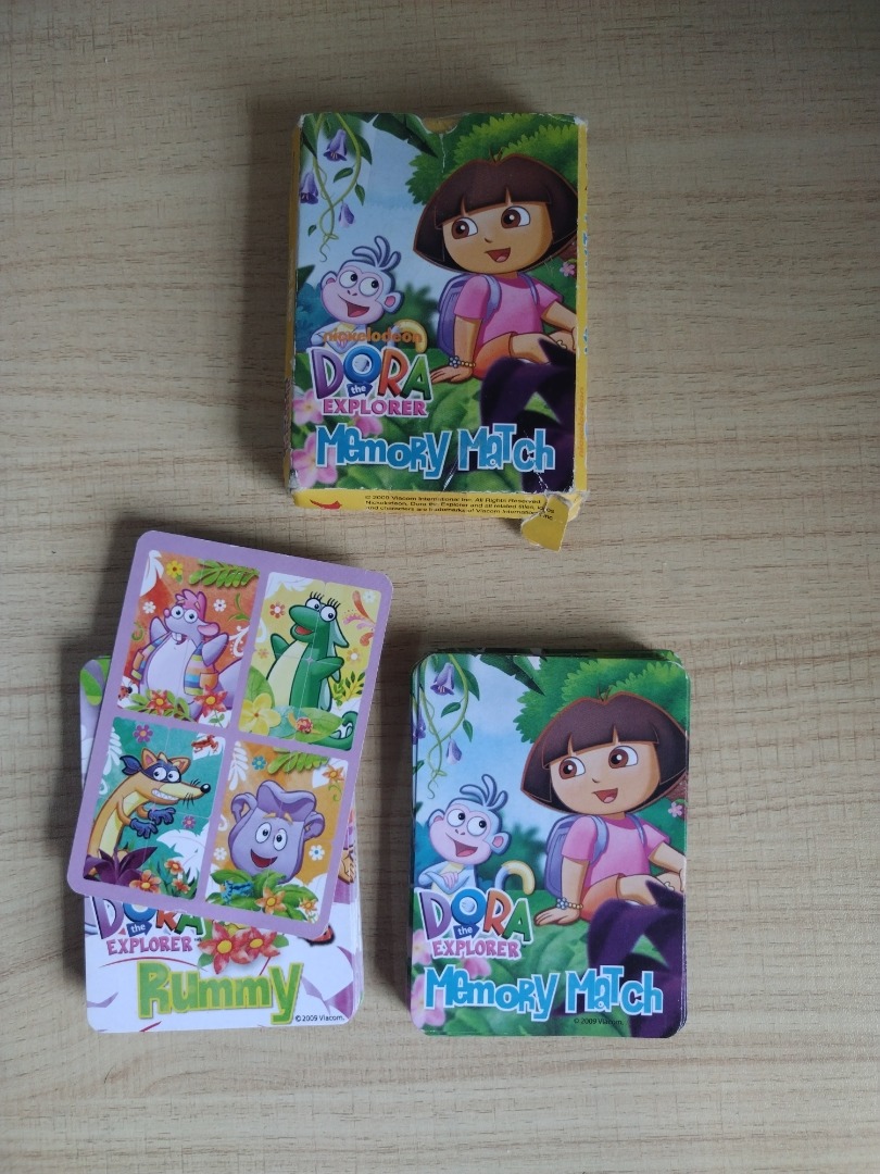 Dora The Explorer Memory Game Card Puzzle, Hobbies & Toys, Toys & Games ...