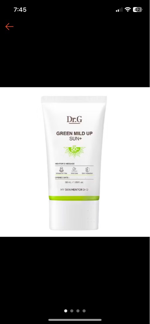 2 [Dr.G] Green Mild Up Sun + SPF50+ PA++++ 50ml, Beauty & Personal Care ...