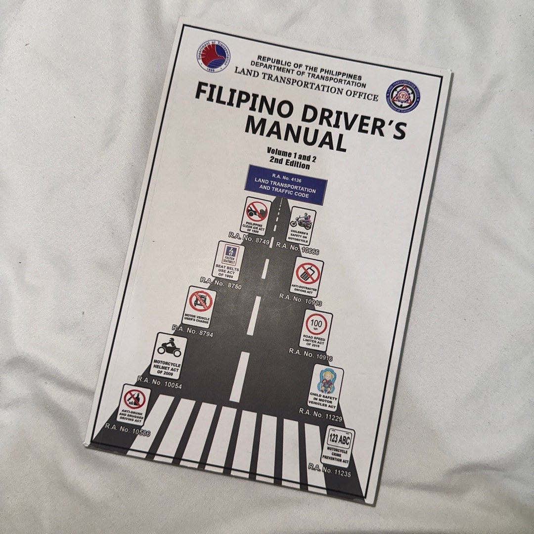 filipino driver's manual volume 1 and 2 2nd edition, Hobbies & Toys ...