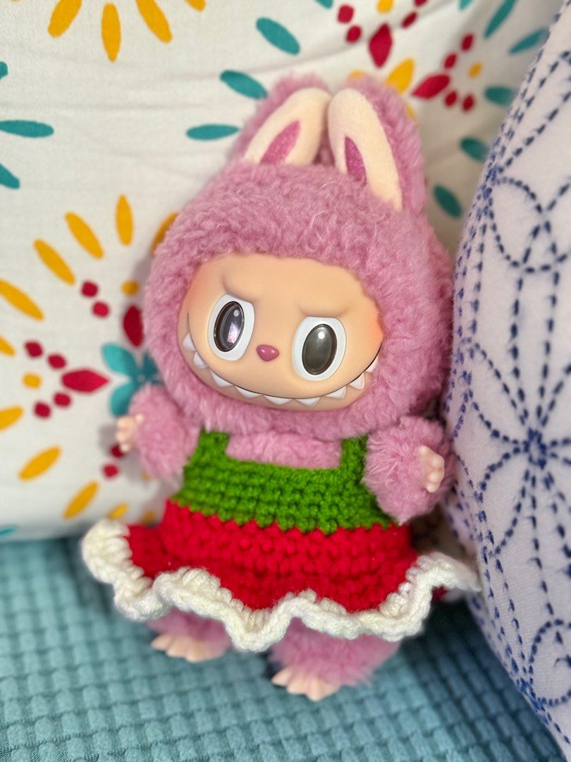 Fully Customizable Labubu Crochet Clothes Clothing for Authentic Pop ...