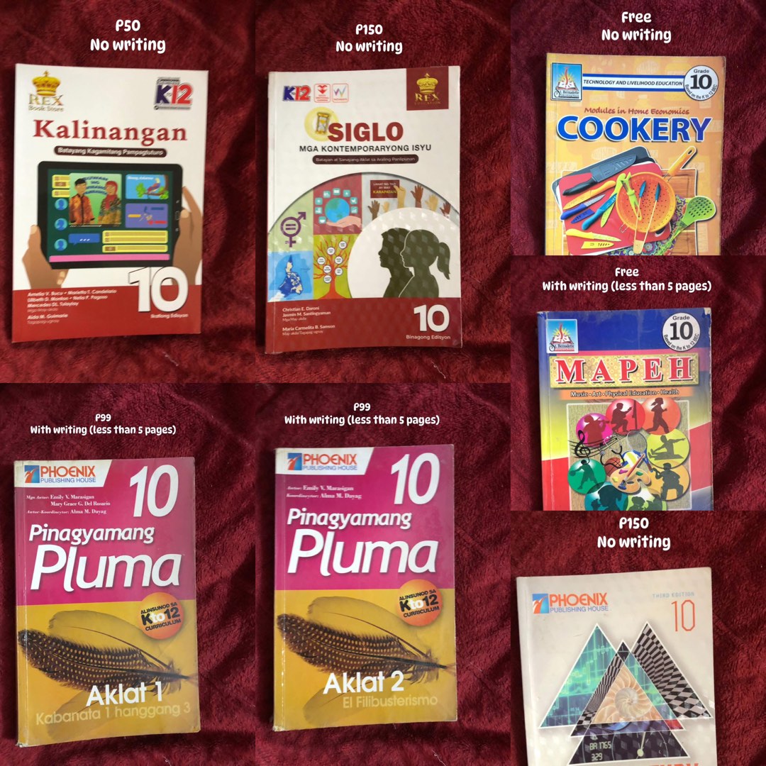Grade 10 Books, Hobbies & Toys, Books & Magazines, Textbooks on Carousell