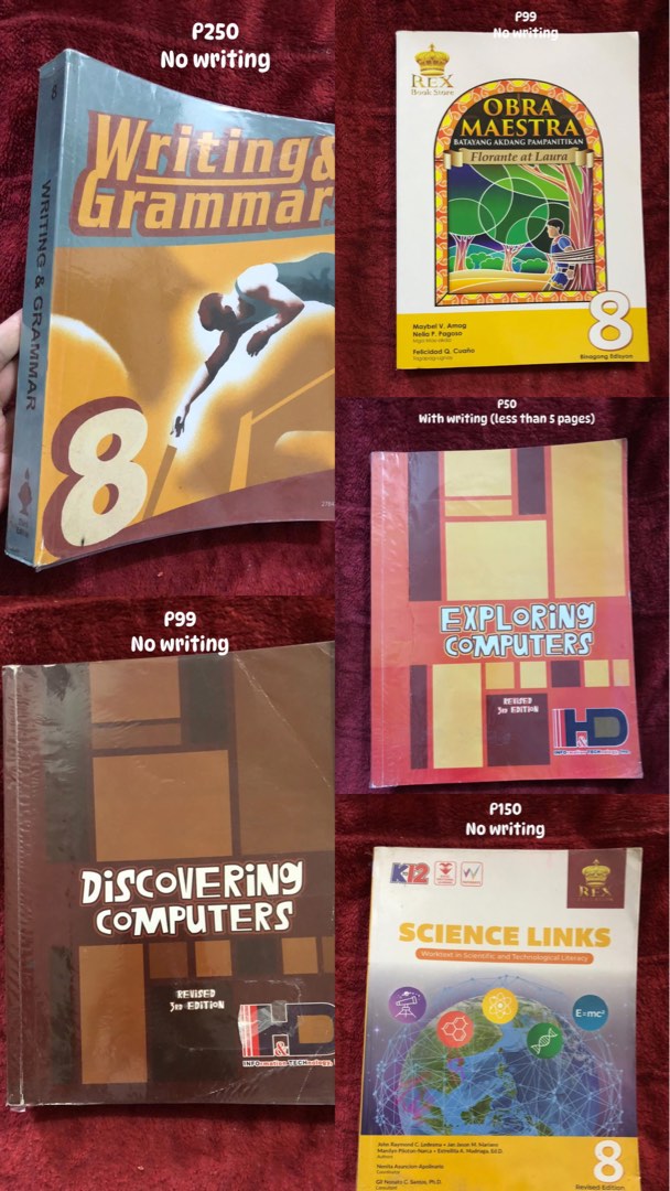Grade 8 books, Hobbies & Toys, Books & Magazines, Textbooks on Carousell