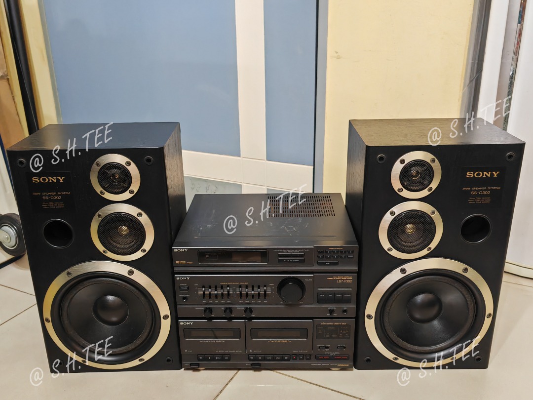 Hifi Sony Vintage Classic Midi Hifi 5-Band Equalizer with 9" Woofer ...