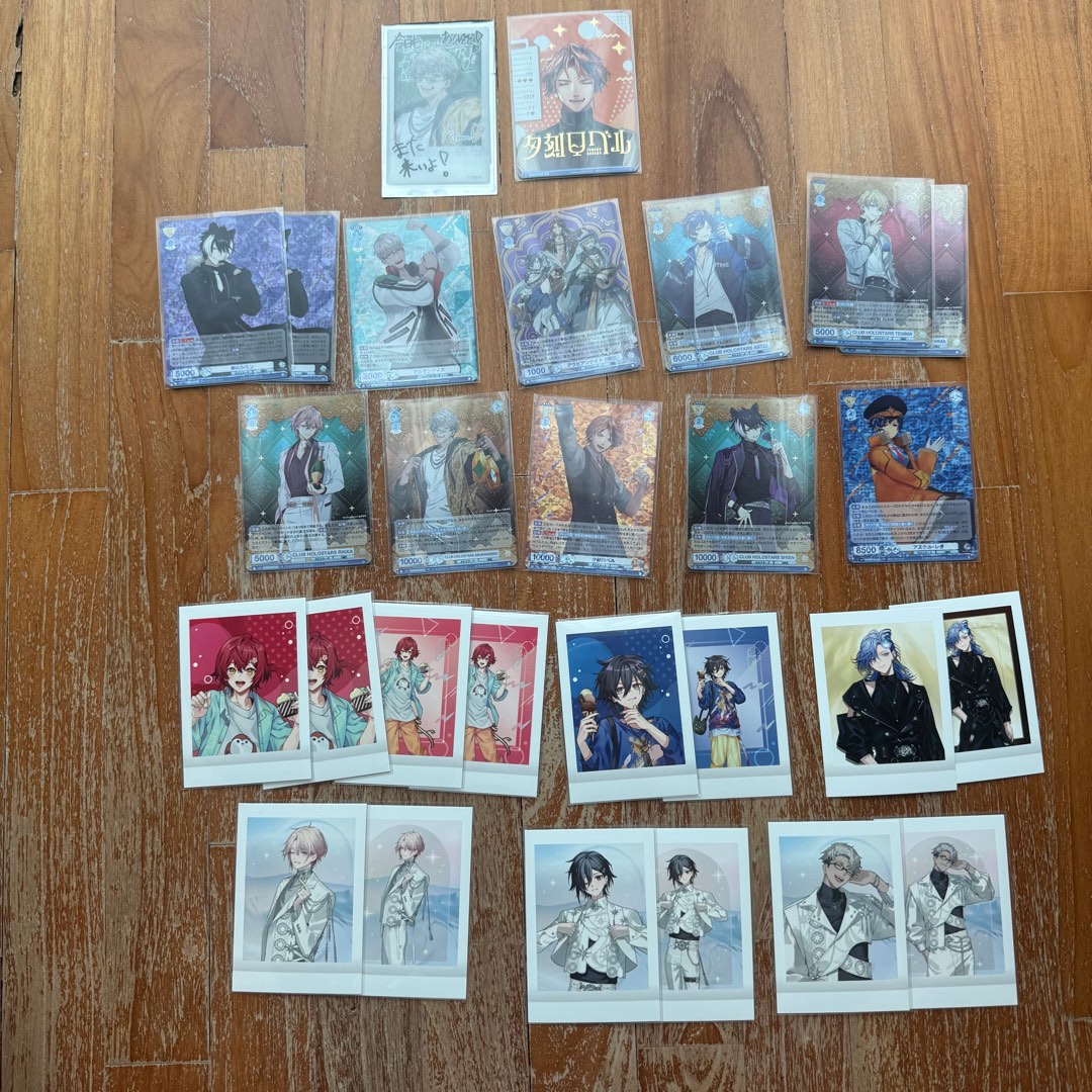 Holostars assorted cards/pashots, Hobbies & Toys, Memorabilia ...