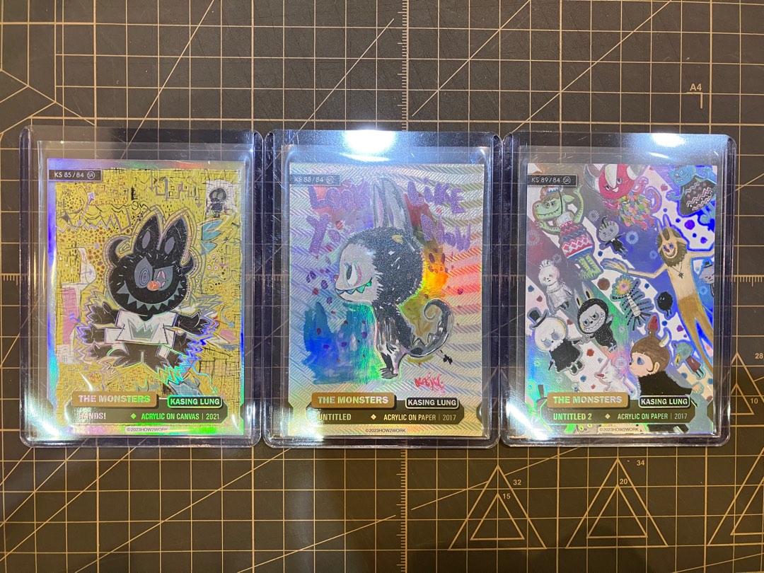 How2work CTC the monster series 2 Labubu card Kasing lung SR, 興趣及遊戲, 玩具 & 遊戲類 - Carousell