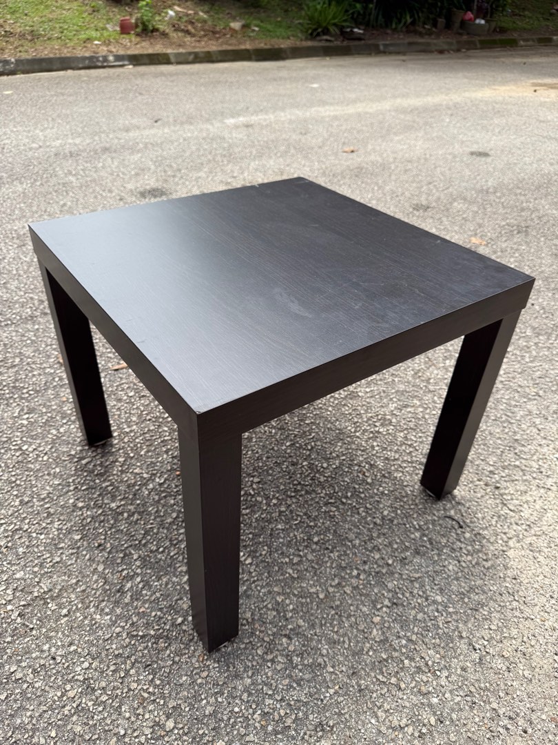 Ikea LACK SIDE TABLE BLACK, Furniture & Home Living, Furniture, Tables ...