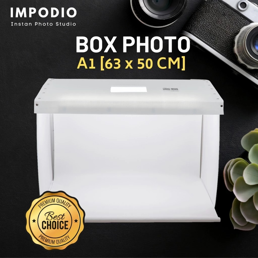 IMPODIO Mini Studio Box Photo Paket dengan Background motif Ukuran A1 ...