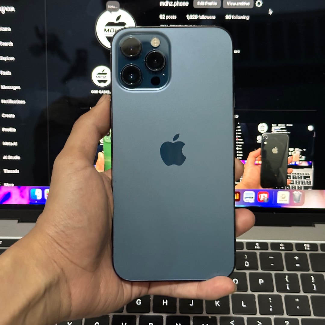 IPHONE 12 PROMAX 128 GB DIGIMAP, Telepon Seluler & Tablet, iPhone ...