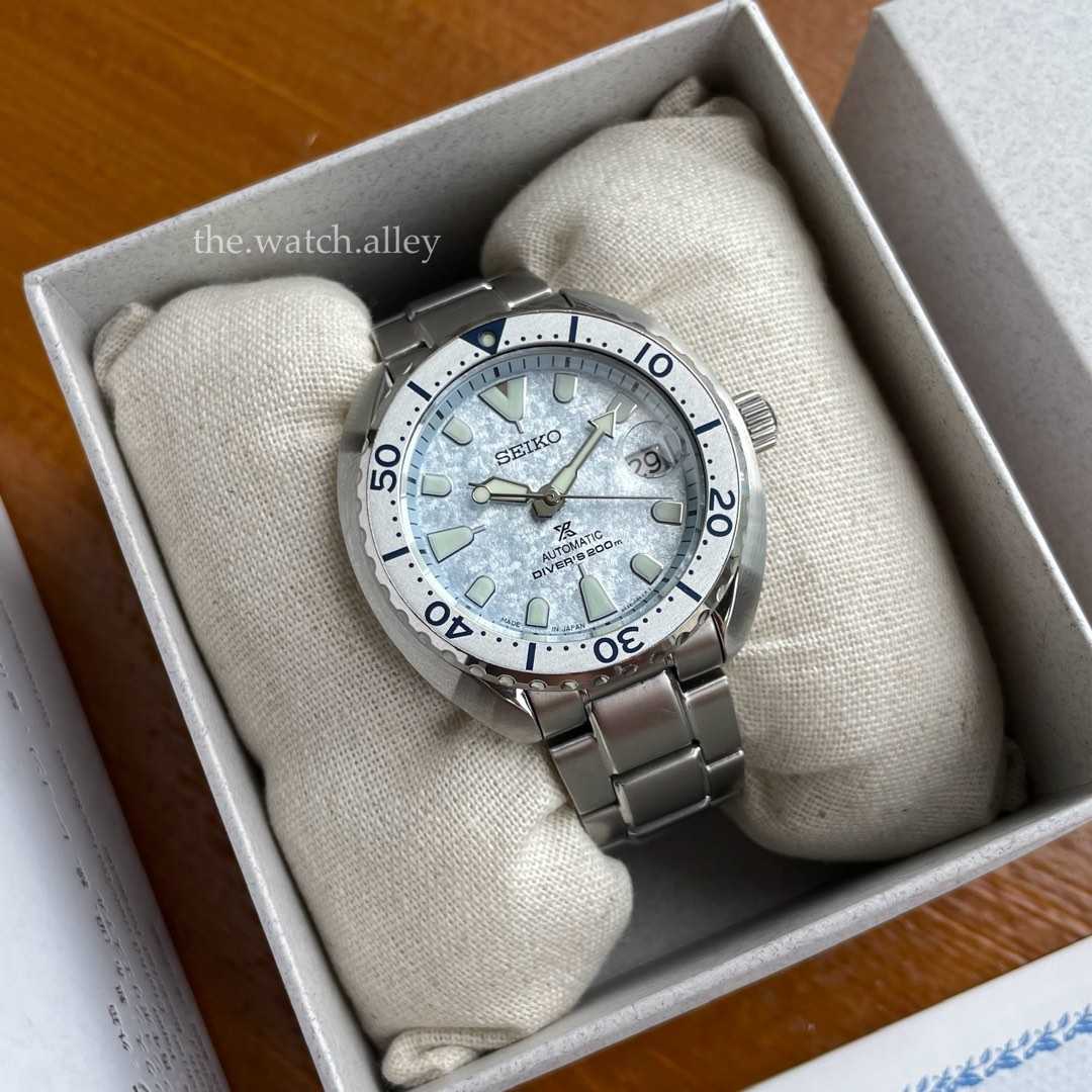 JDM Seiko Prospex - SBDY109 Ice Frost - Mini Turtle Divers, Men's ...