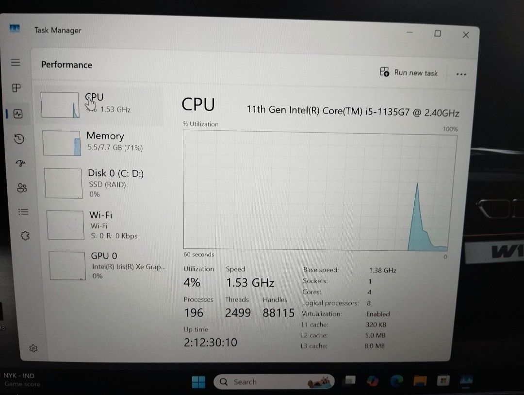 Laptop Dell I5-11th gen 512gb ssd Windows 11 Pro, Computers & Tech ...