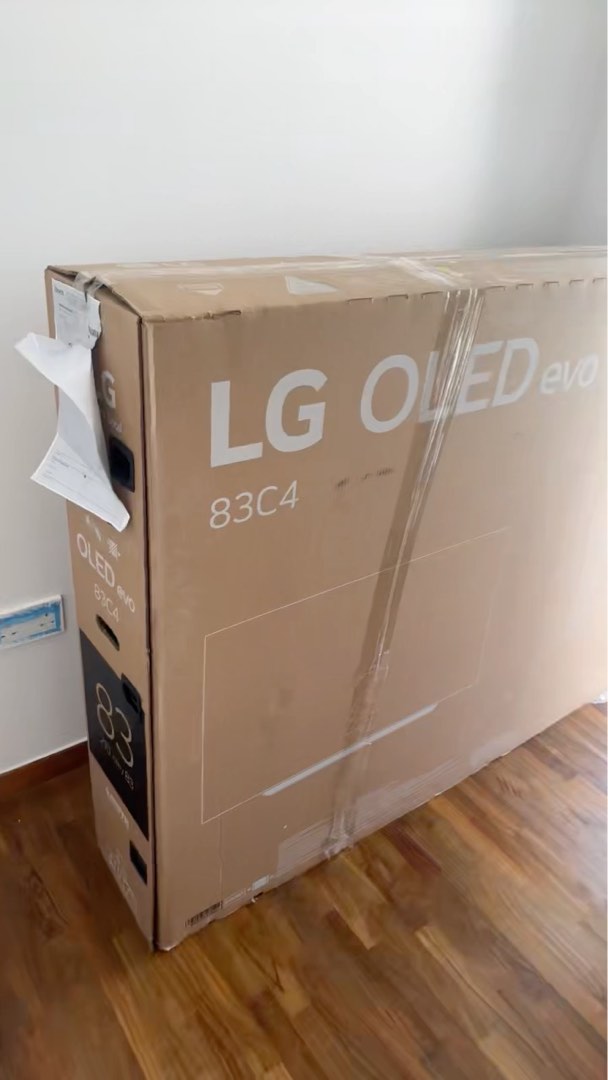 LG OLED evo 83C4 83-inch TV, TV & Home Appliances, TV & Entertainment ...