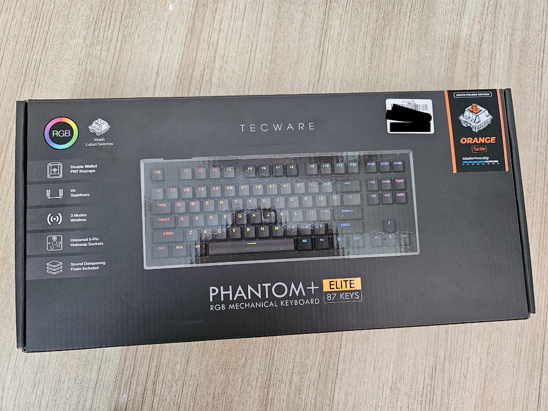 Like New Phantom+ Elite Mechanical Keyboard - Wireless/Wired, 87-Key ...