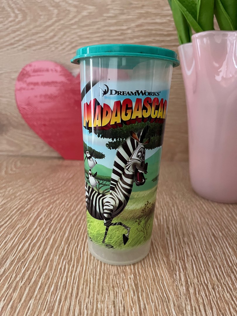 Madagascar Tupperware Tumbler Bottle Cup Covered, Furniture & Home ...
