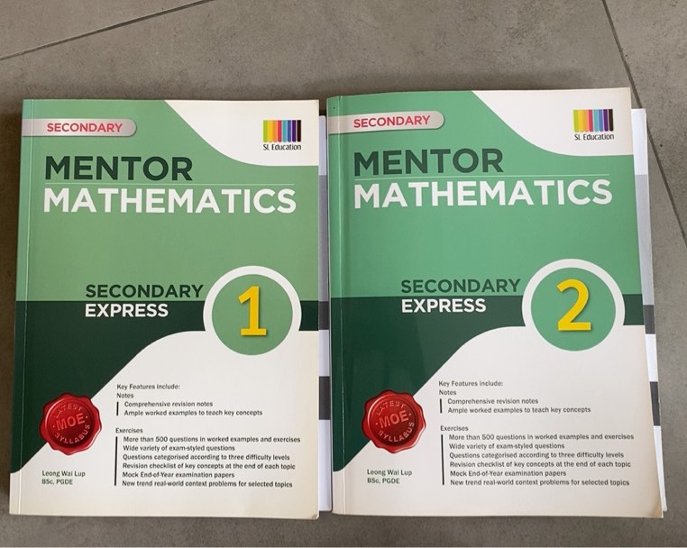 Mentor Mathematics Textbook (Secondary 1), Hobbies & Toys, Books ...