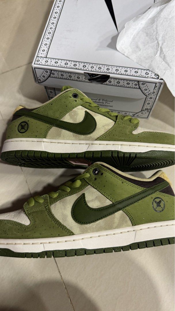 Nike Sb dunk low Yuto Macha, Men's Fashion, Footwear, Sneakers on Carousell