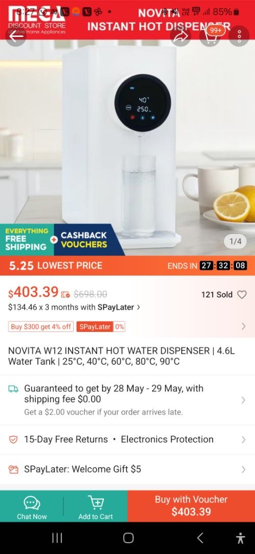 Novita water dispenser, TV & Home Appliances, Other Home Appliances on ...