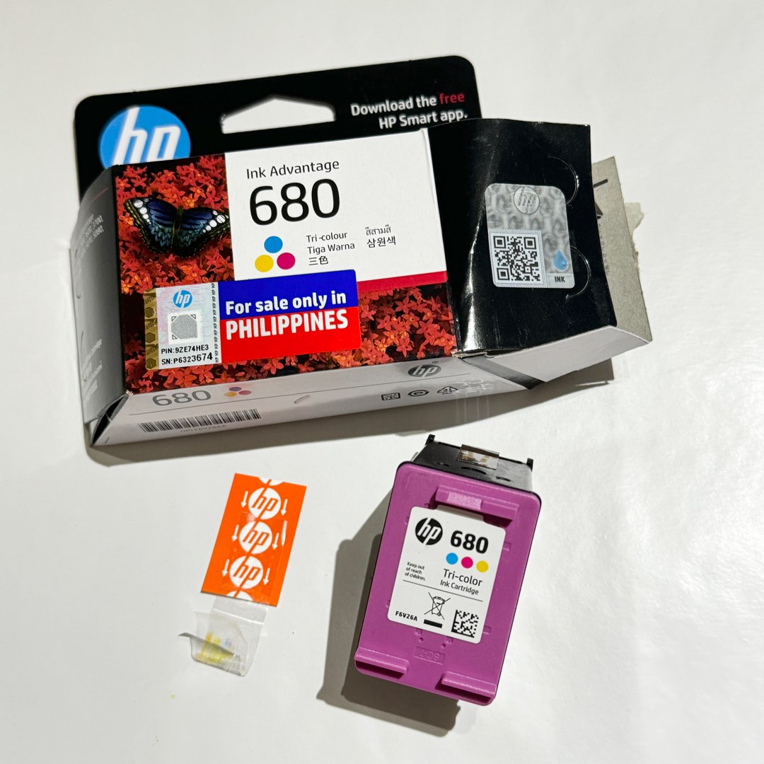 ON HAND HP tri color colored ink new opened unsealed printers printer ...