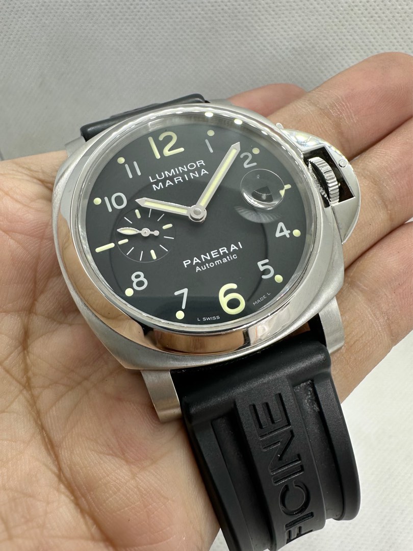 Panerai Luminor Marina PAM00164 Black 44mm Diver 300m Automatic, Men's ...