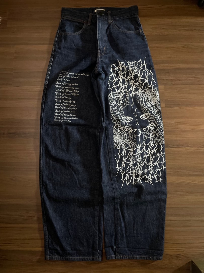 PARASICK CUSTOM BAGGY JEANS, Women's Fashion, Bottoms, Jeans & Leggings ...