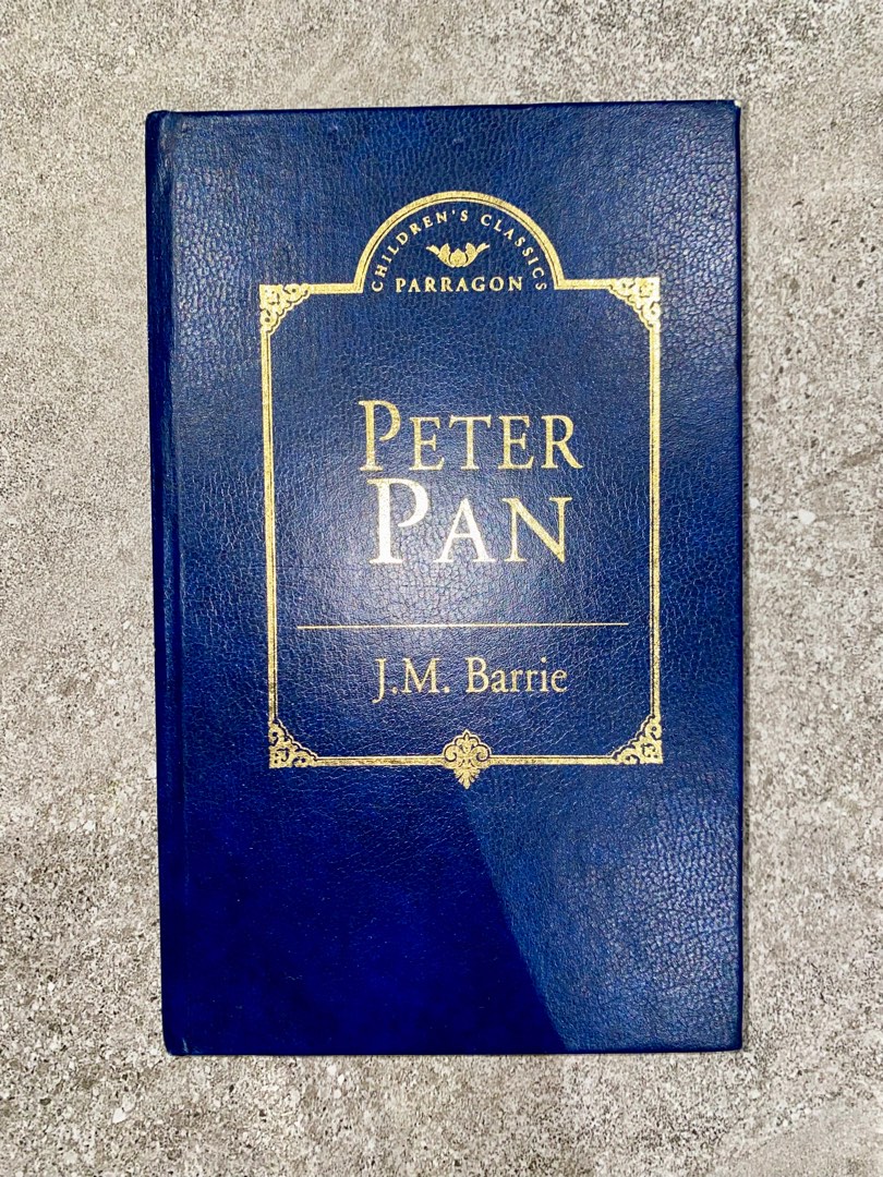 Peter Pan by J.M Barie (Leatherbound), Hobbies & Toys, Books ...