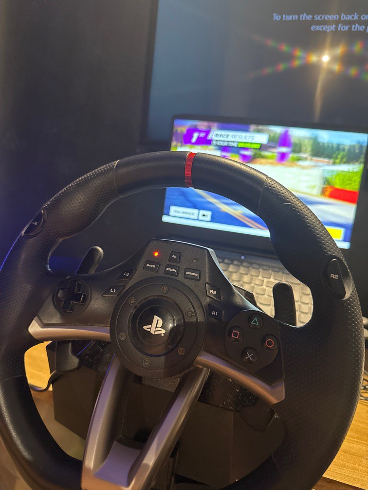 Play Station Racing Wheel Apex, Video Gaming, Video Game Consoles ...