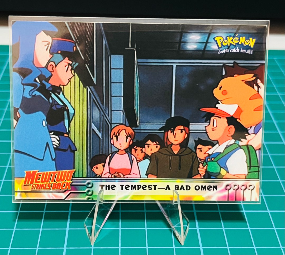Pokemon 1999 Topps Movie / The Tempest - A Bad Omen #15, Hobbies & Toys ...