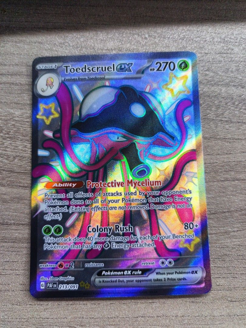 Pokemon Card: Toedscruel ex, Hobbies & Toys, Toys & Games on Carousell