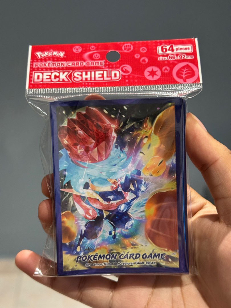 Pokemon Deck Shield (Greninja) 64 piece, Hobbies & Toys, Toys & Games ...