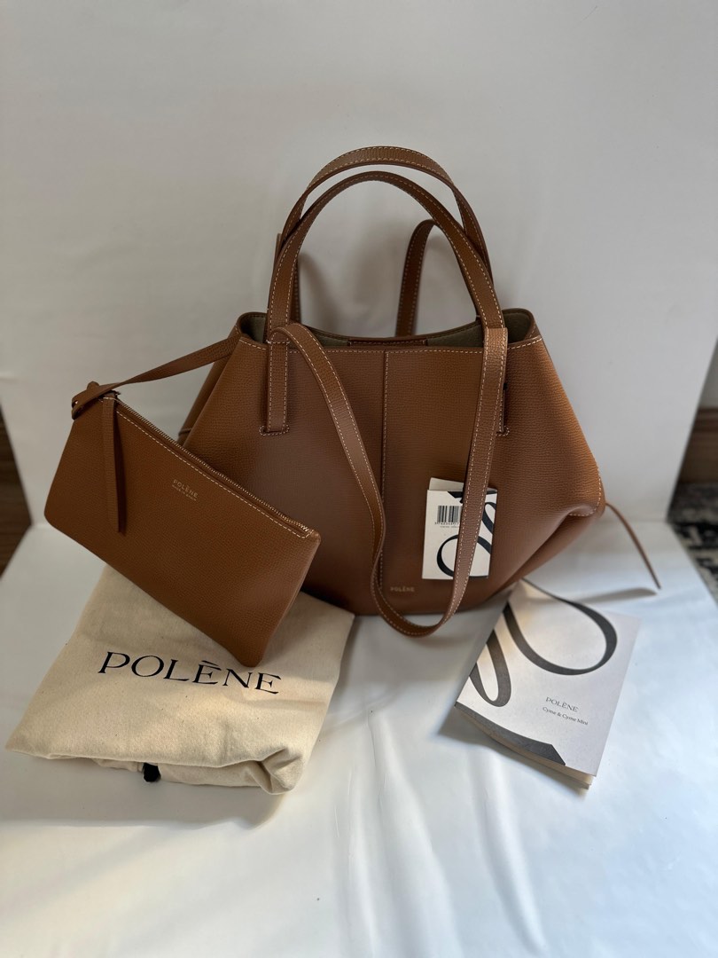 Polene Cyme Mini Camel, Fesyen Wanita, Tas & Dompet di Carousell