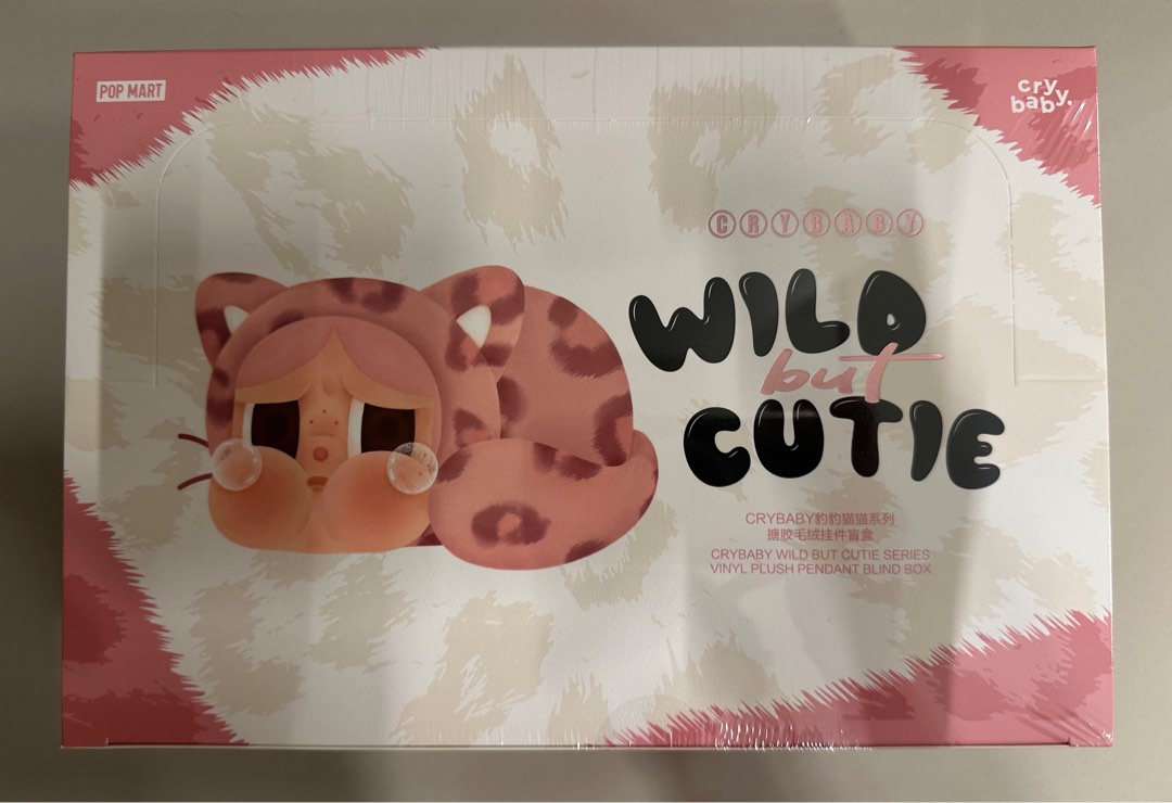 POP MART CRYBABY Wild but Cutie Series - Vinyl Plush Pendant Blind Box ...