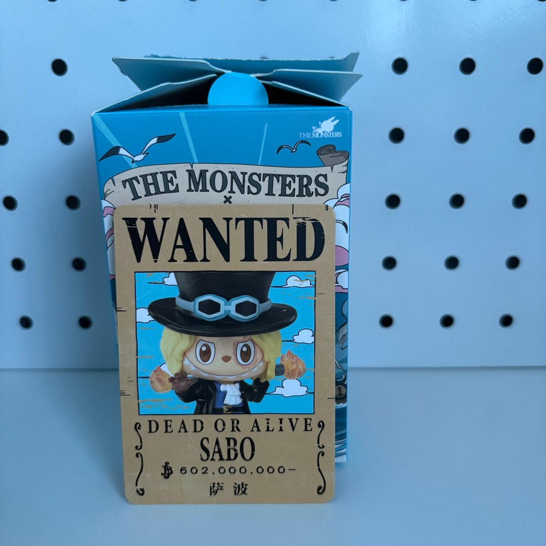Popmart The Monsters x One Piece Blind Box - Sabo, Hobbies & Toys, Toys ...