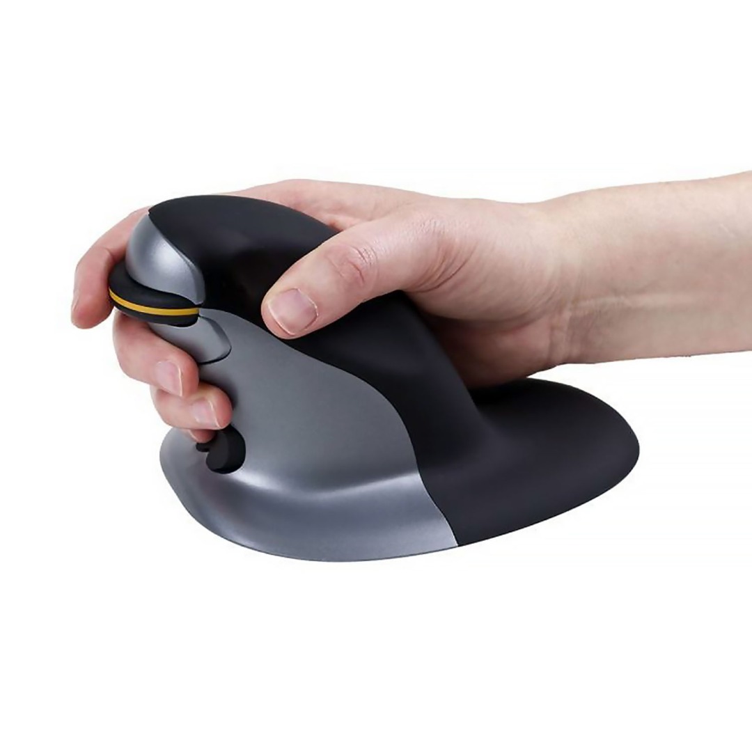 Posturite Penguin Ambidextrous Wireless Ergonomic Mouse | Rechargeable ...