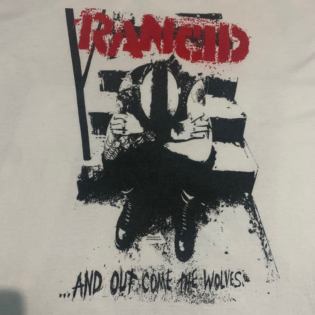 Rancid band shirt dated 2008, Men's Fashion, Tops & Sets, Tshirts ...