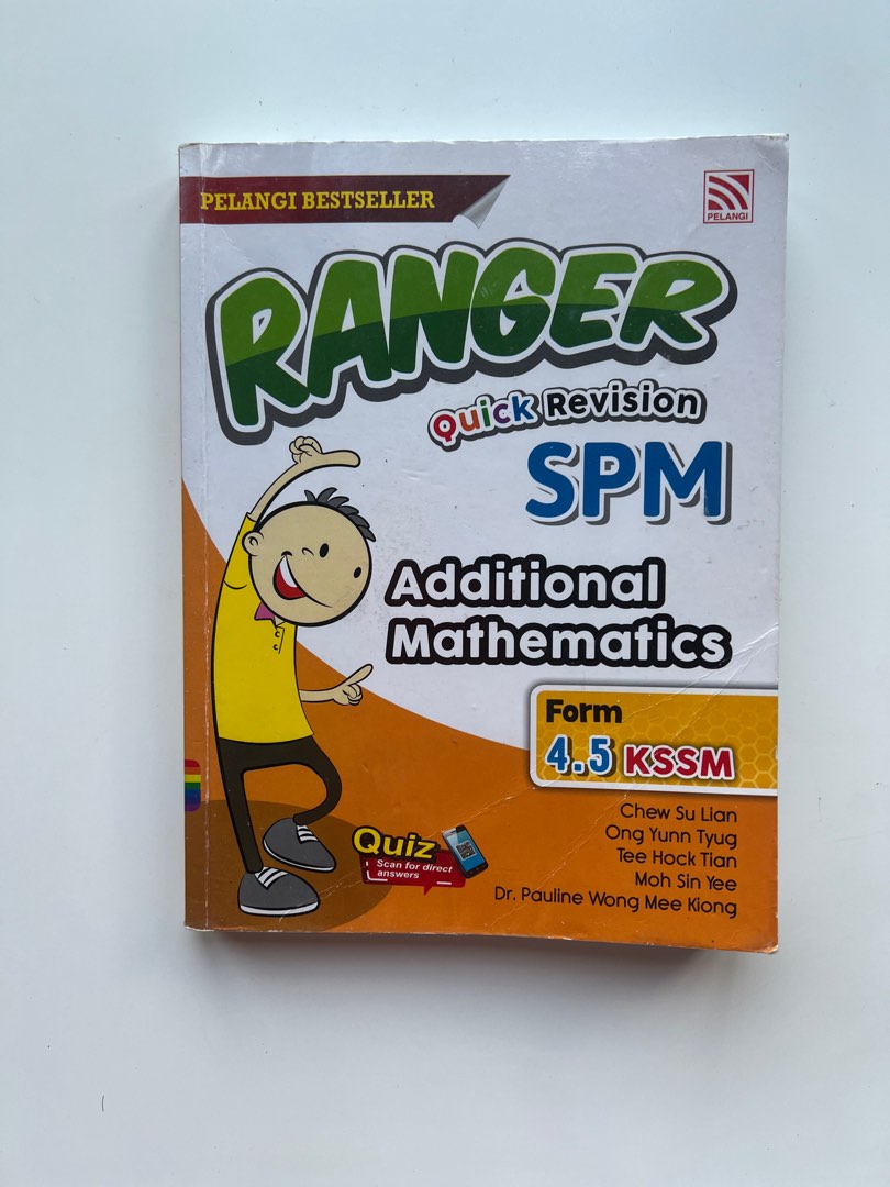 RANGER Revision book SPM Addmaths, Hobbies & Toys, Books & Magazines ...