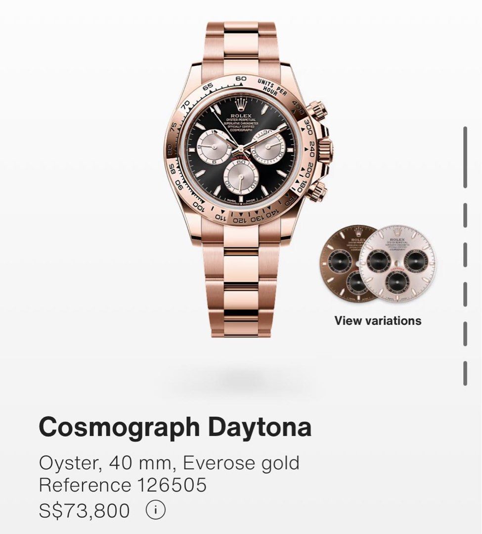 Rolex Cosmograph Daytona 126505 40mm, Luxury, Watches on Carousell