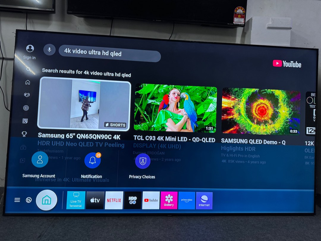 Samsung 82 inch Smart 8K UHD LED TV, TV & Home Appliances, TV ...