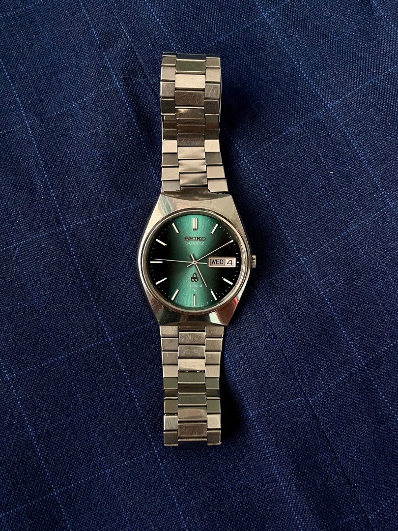 Seiko Daydate Blue Sunburst Type II 34mm [FSOT] [Rare], Men's Fashion ...