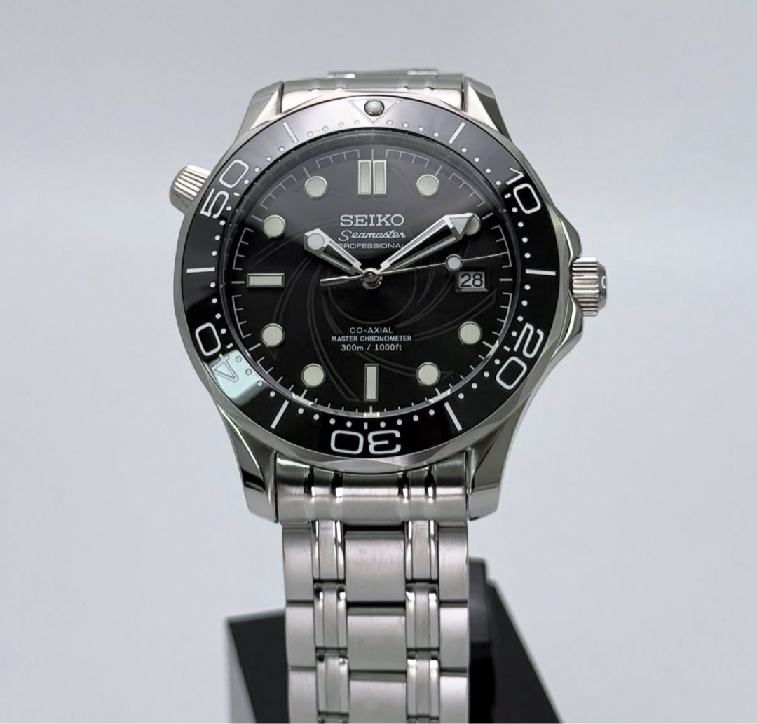 Seiko Seamaster 007 Mod, Men's Fashion, Watches & Accessories, Watches ...