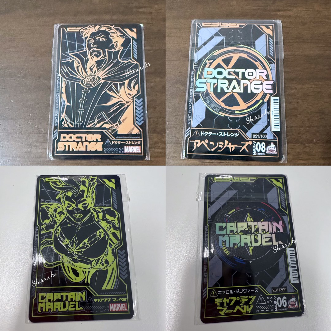 [Serialised Metallic] MARVEL Avengers Doctor Strange/ Captain Marvel ...