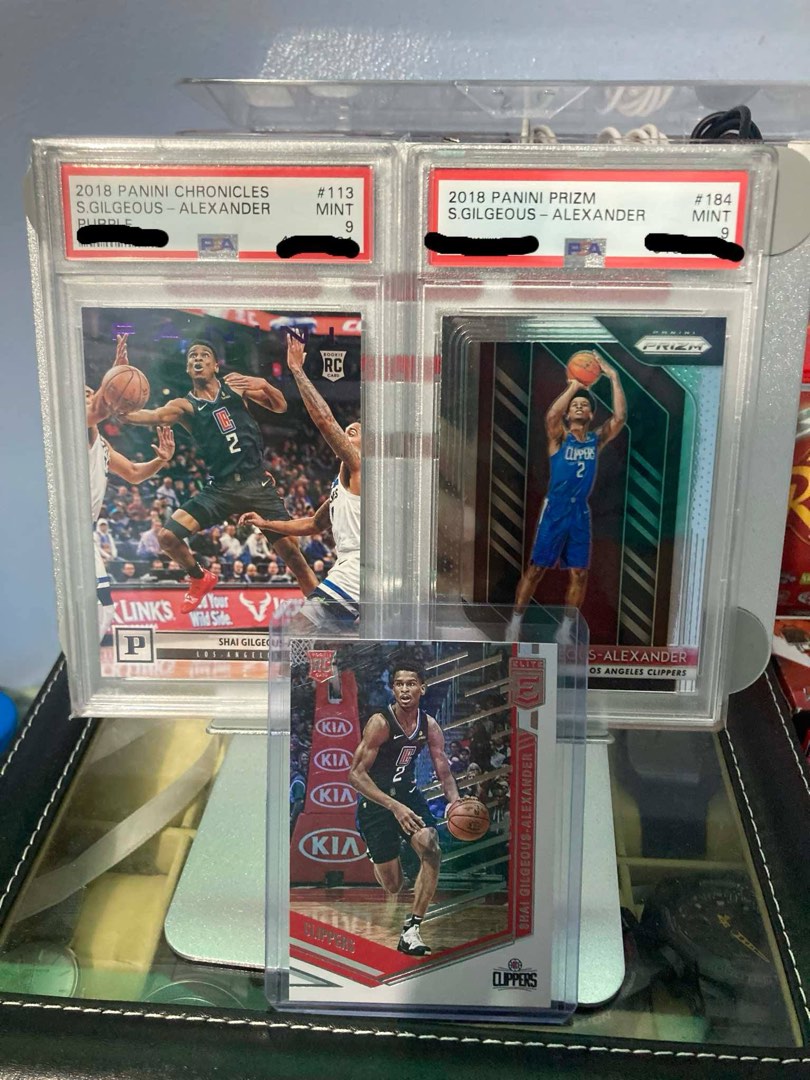 SGA RC cards lot NBA cards slabs, Hobbies & Toys, Memorabilia ...