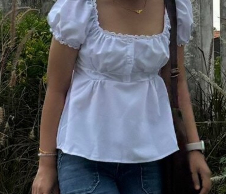 SHEIN Coquette Cottagecore Squareneck Puffsleeve Lace Trim Peplum ...