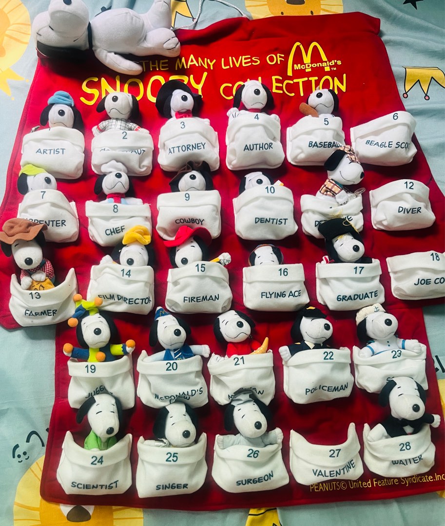 Snoopy Mcdo collectible, Hobbies & Toys, Toys & Games on Carousell