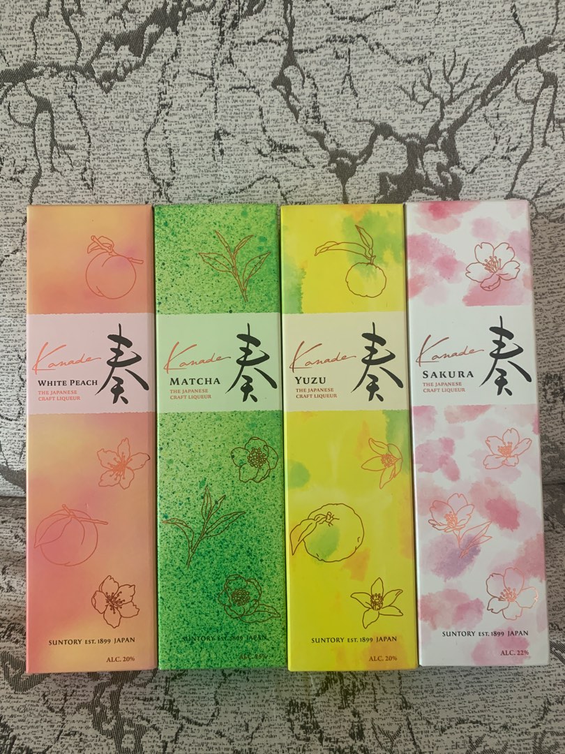 Suntory Japanese Craft Liqueur Sakura/ Matcha/ Yuzu, Food & Drinks ...