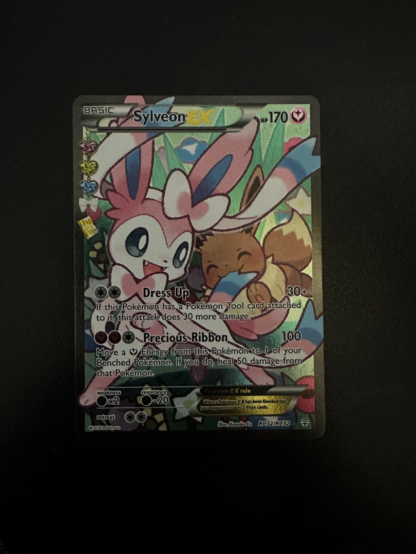 SYLVEON EX #RC32 POKEMON GENERATIONS, Hobbies & Toys, Toys & Games on ...